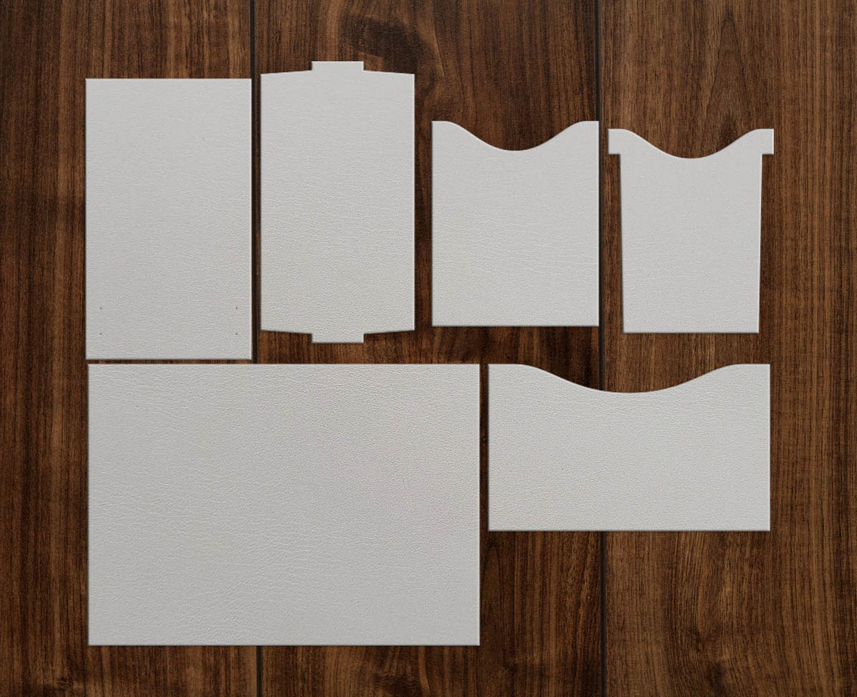 Leather Cutting Die Set – Bifold Card Holder – AM leathercraft