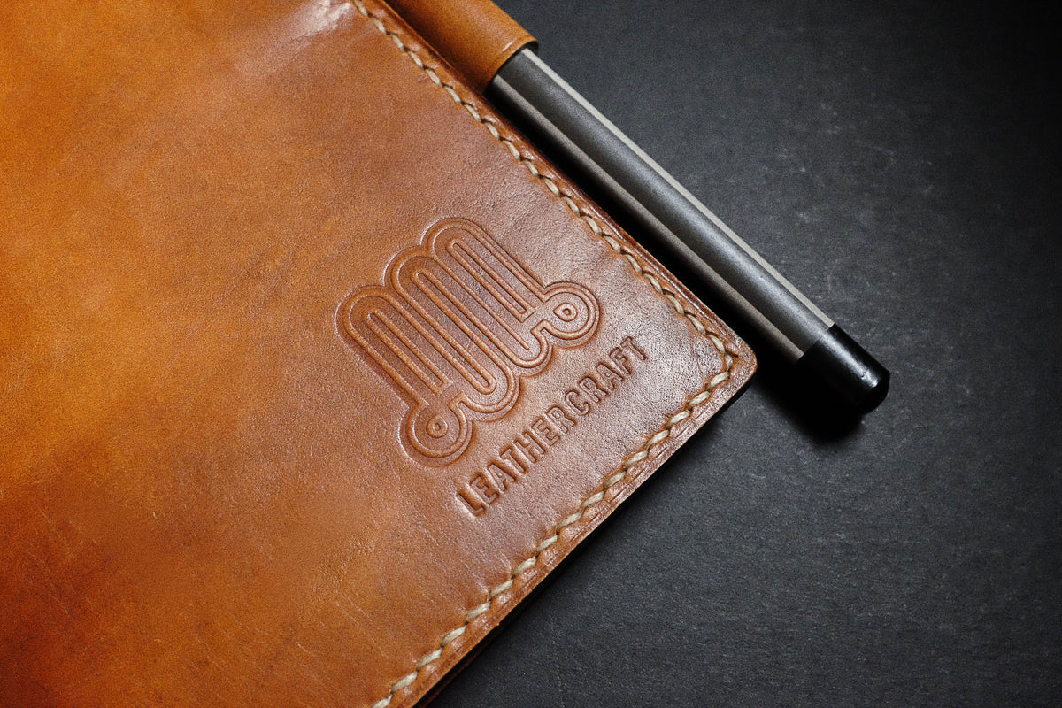 NOTEBOOK COVER - PDF patterns + video tutorial – AM leathercraft