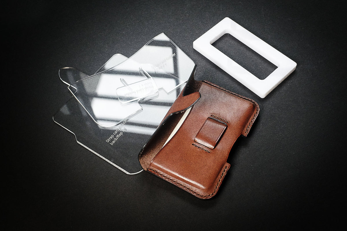 STRAP CARD HOLDER (WITH MOLD) - acrylic patterns + video tutorial – AM ...