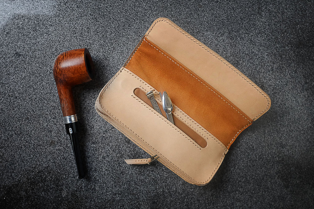 TOBACCO / PIPE POUCH - PDF patterns + video tutorial – AM leathercraft