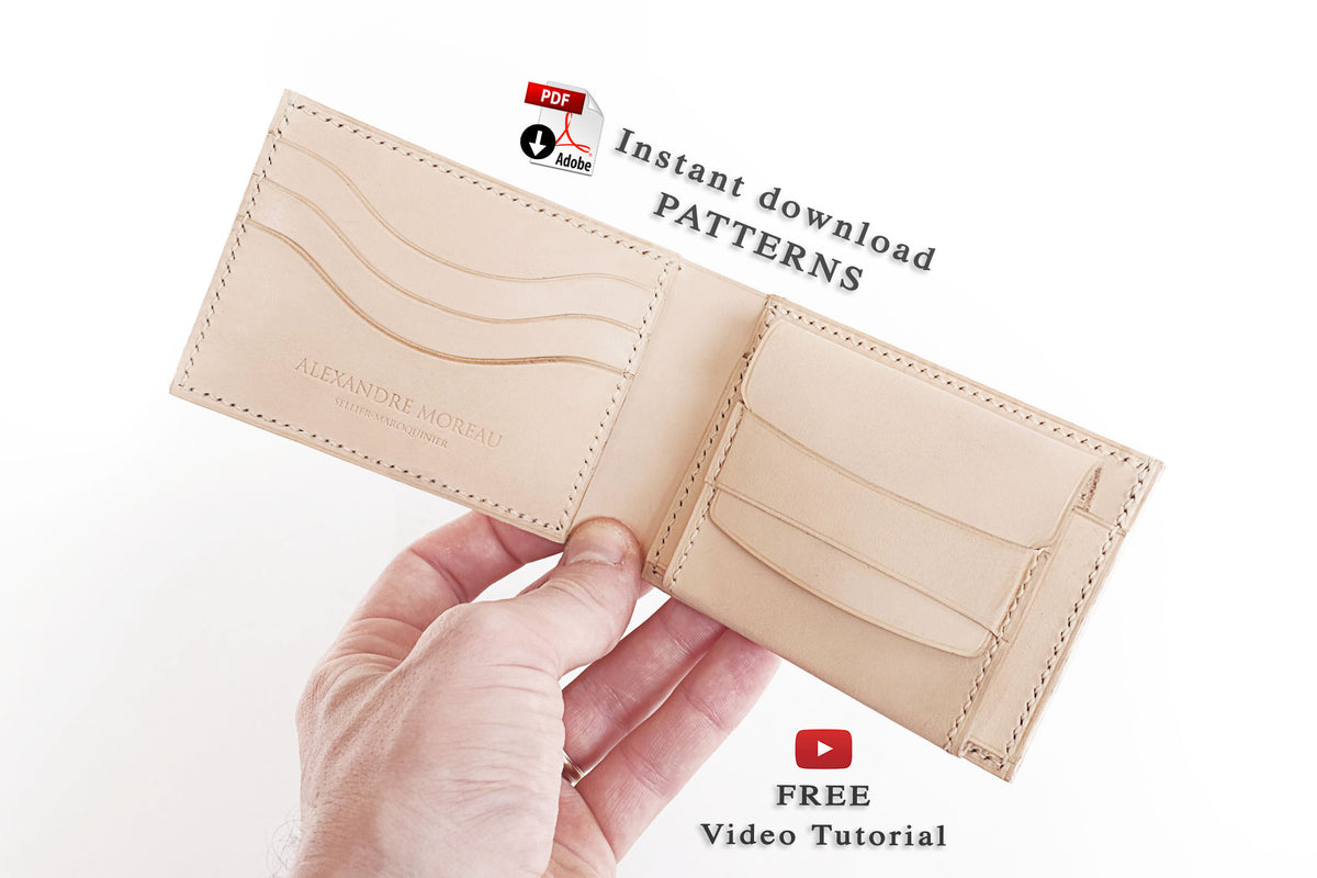BIFOLD WALLET II - PDF patterns + video tutorial – AM leathercraft