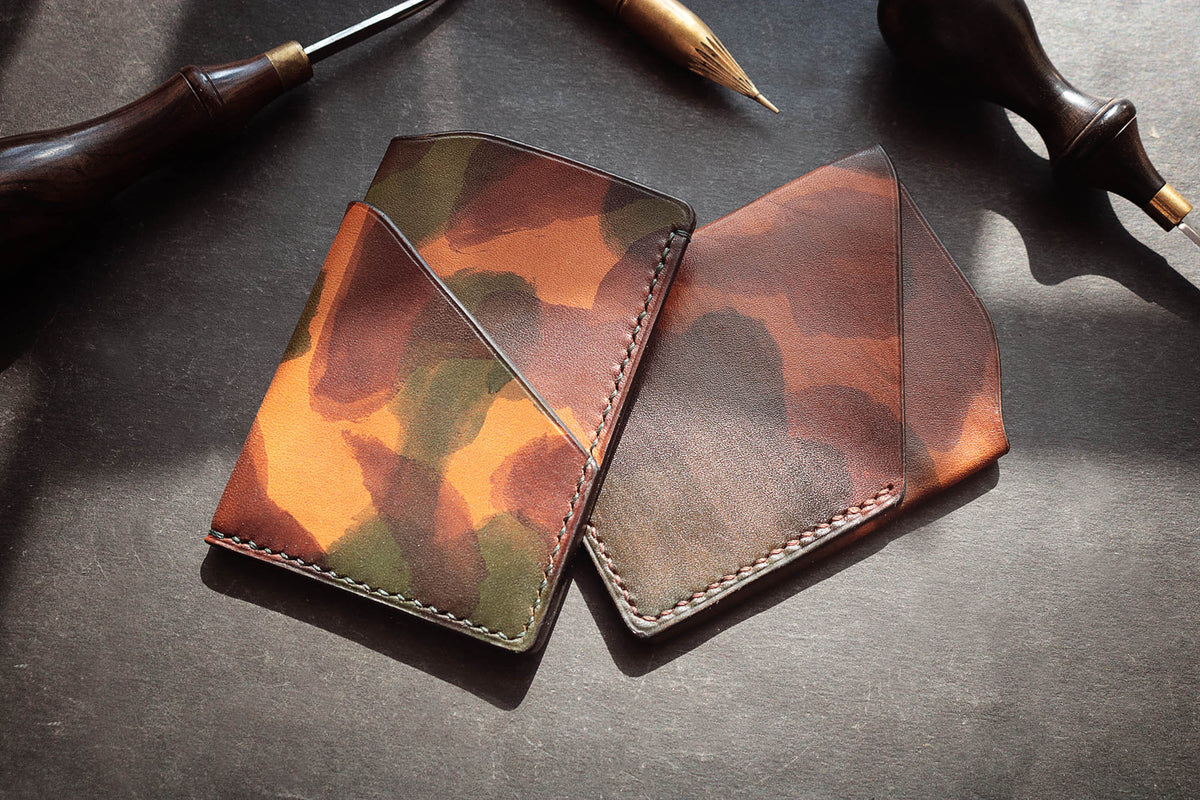 WRAP CARD HOLDERS (8 styles) + VIDEO TUTORIAL – AM leathercraft