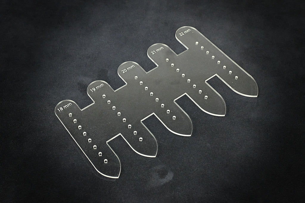 WATCH STRAPS STENCIL - acrylic templates – AM leathercraft